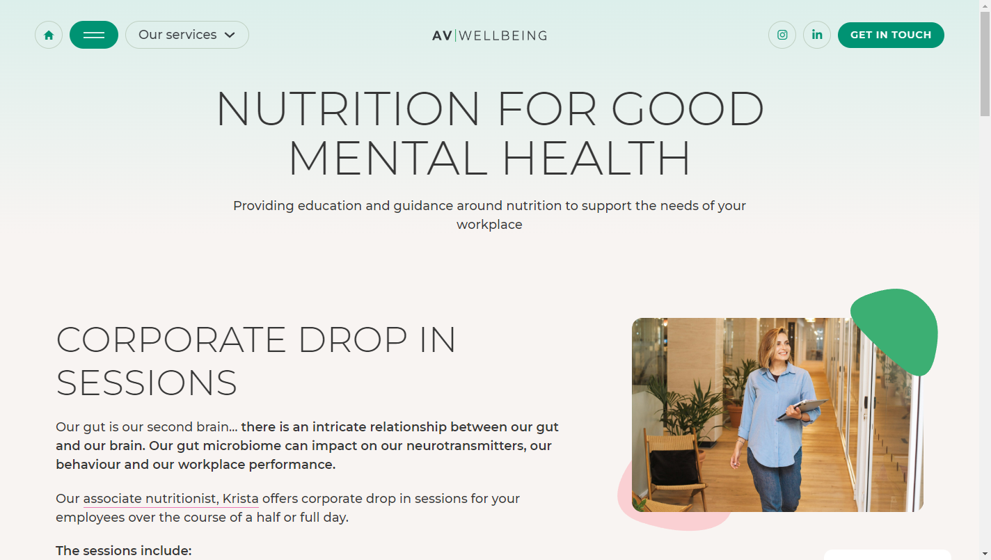 Workplace Nutrition | AV Wellbeing